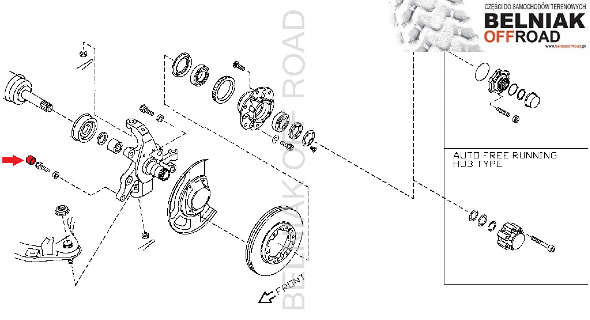 Ogranicznik skrętu OEM Nissan Navara Pick-up Terrano II 40039-2S610 ...